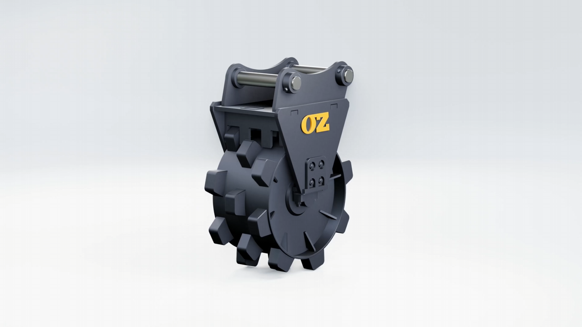 Compaction Wheels for soil and gravel density | 0.5T-45T – OZ Excavator ...